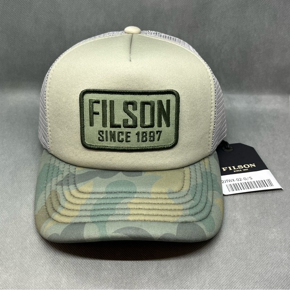 Filson | Accessories | Filson Mesh Snapback Foam Brim Logger Trucker ...